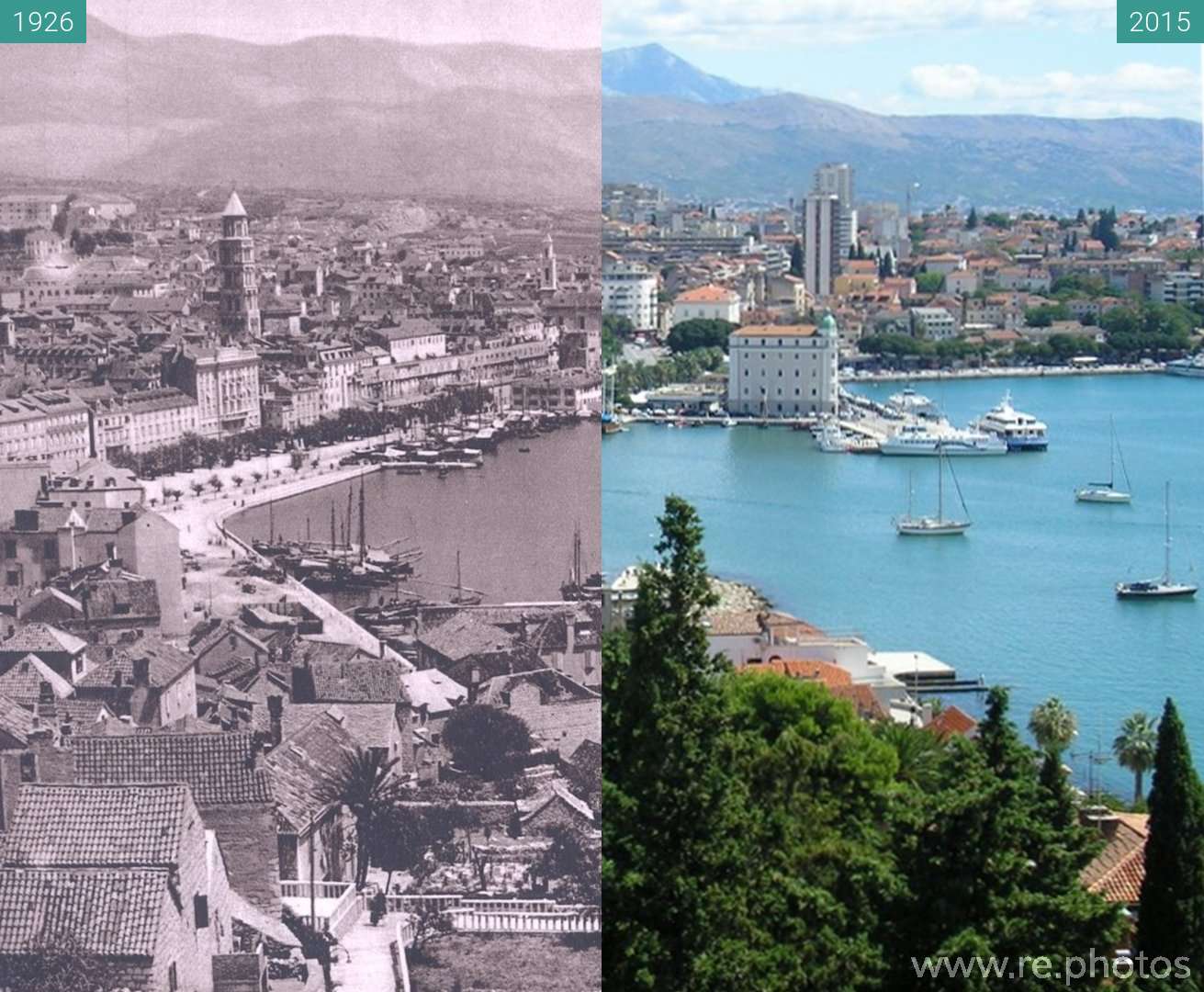 Before and After: Split - Then and Now (1926 & 2015)