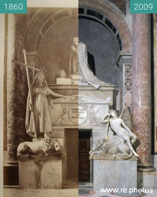 Before and After: Monumento funebre di Clemente XIII di Rezzonico (1860 ...