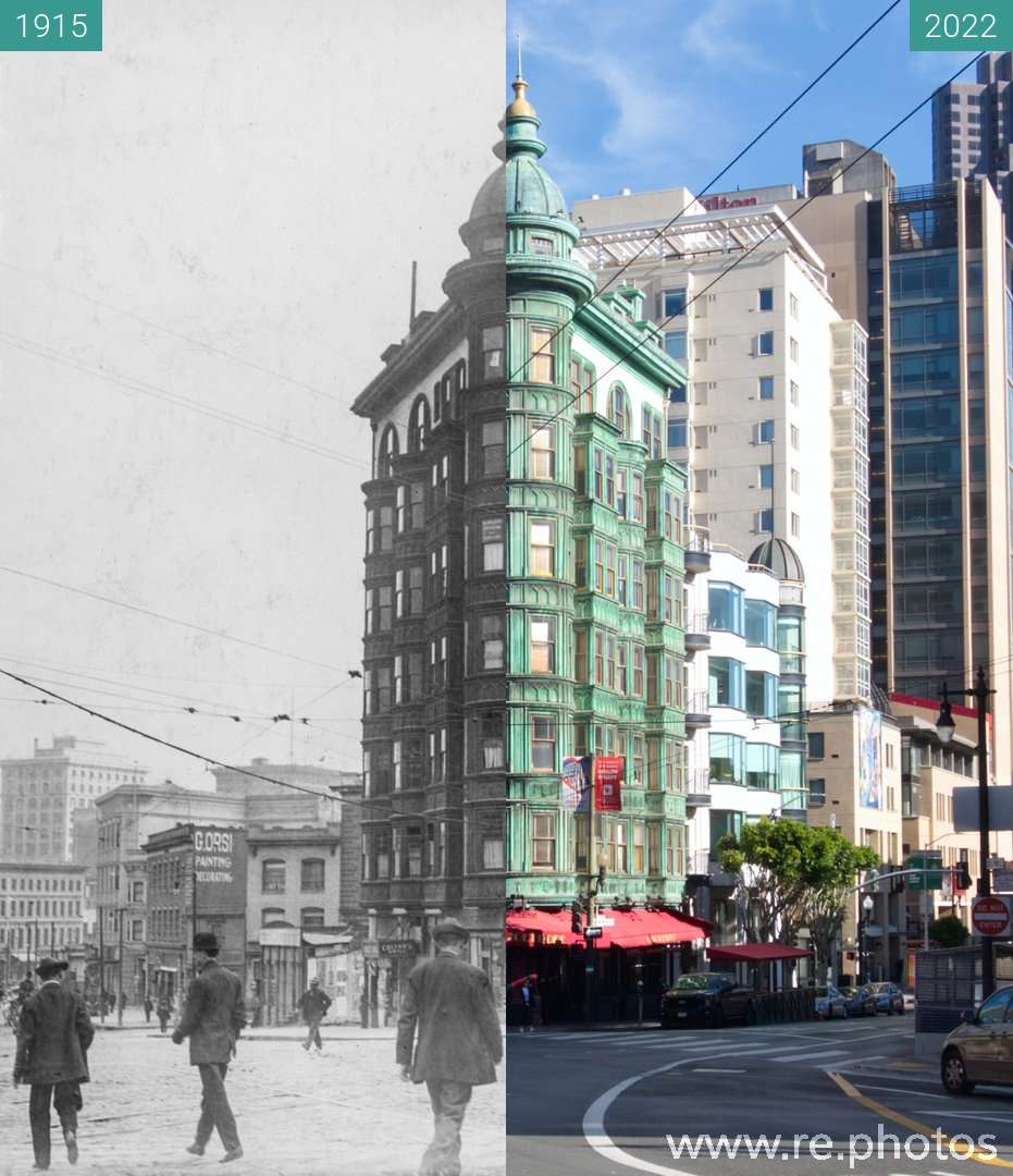 Before and After: Sentinel Building (1915 & 08/2022)