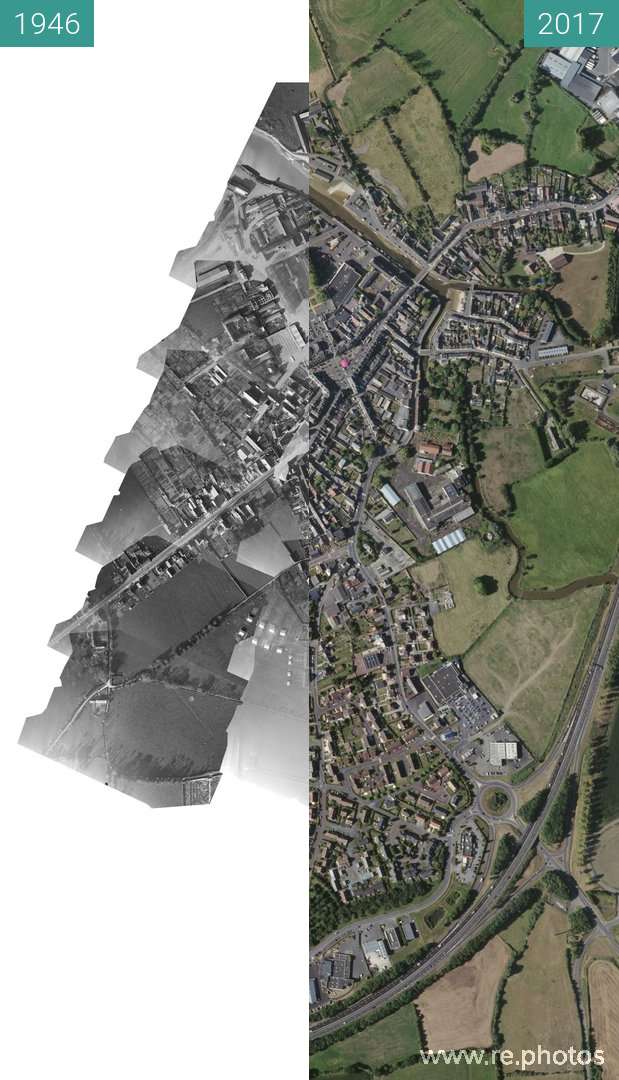 Before and After: Plan Isigny sur mer (1946 & 2017)