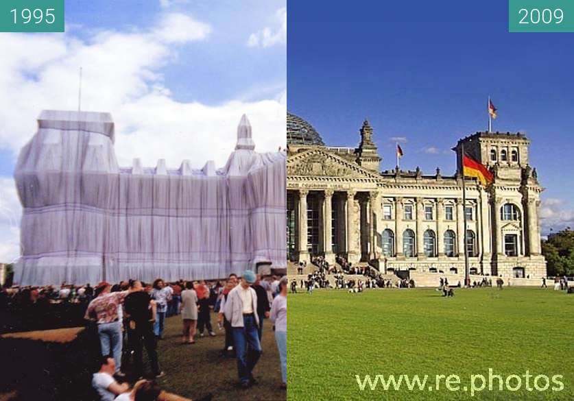 Before and After: Berlin - Reichstag 1995/2009 (06/1995 & 2009)