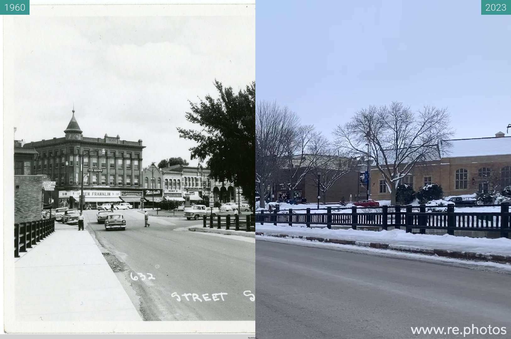 Before and After: 2023-01-23-Mai Downtown Northfield Rephotography ...