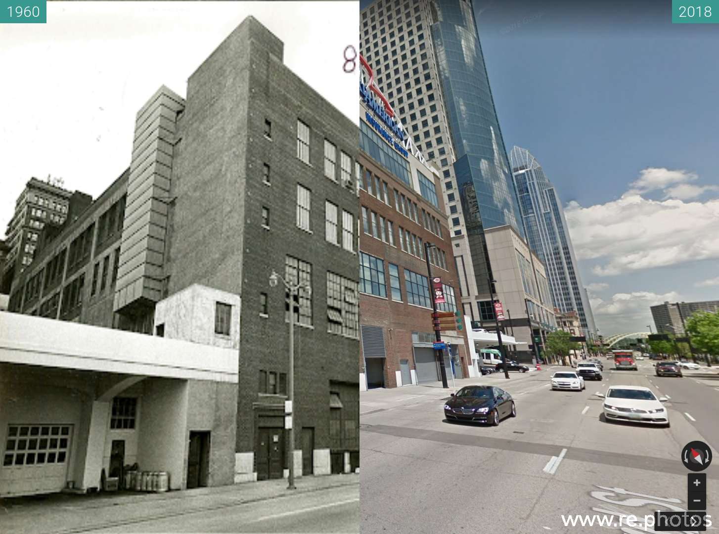 Before and After: Dixie Terminal (1960 & 2018)