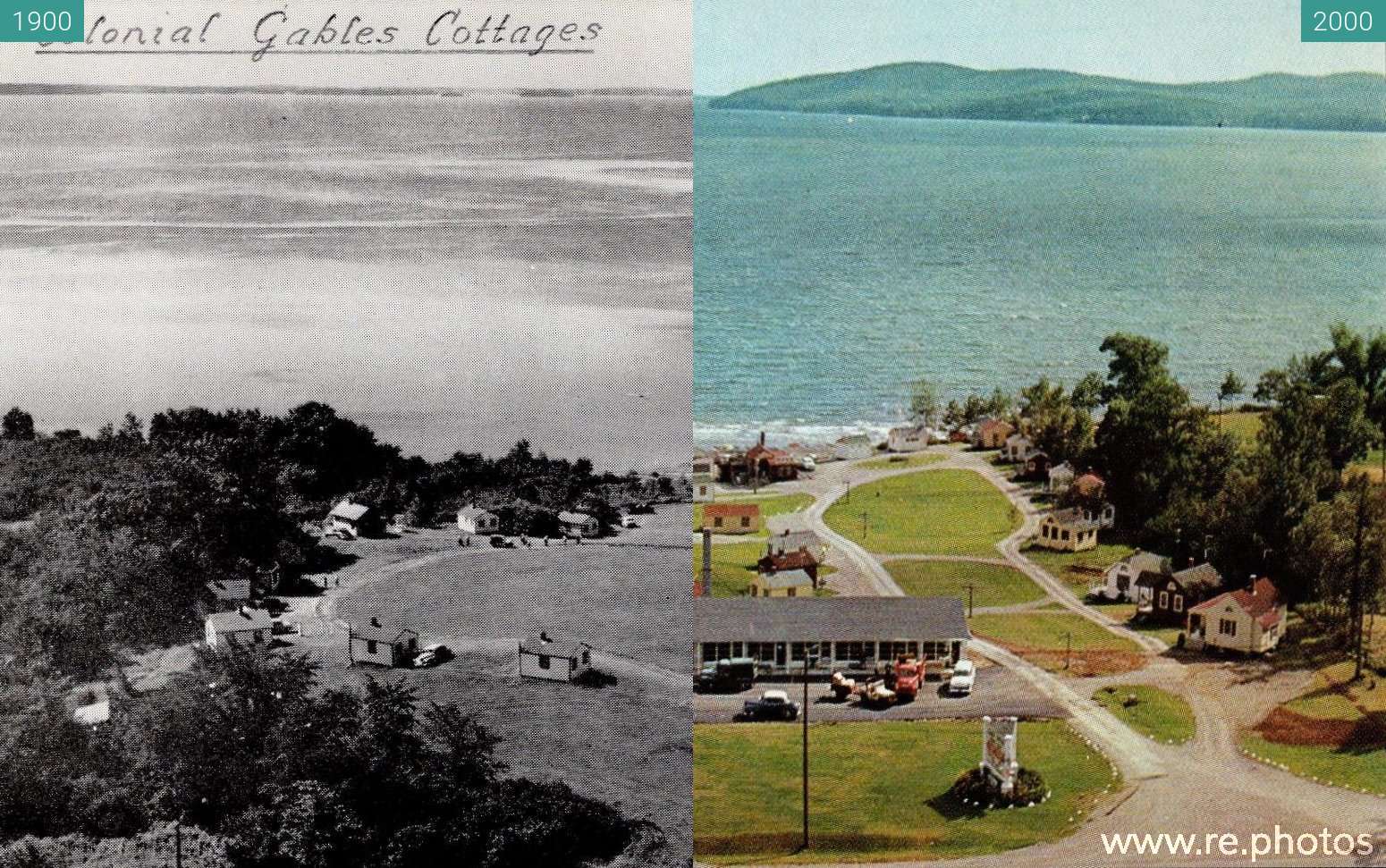 Before and After: Colonial Gables (1900 & 2000)