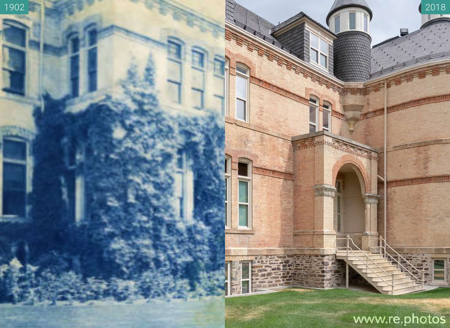 Before and After: USU Campus Then and Now (1902 & 2018-Jul-22)