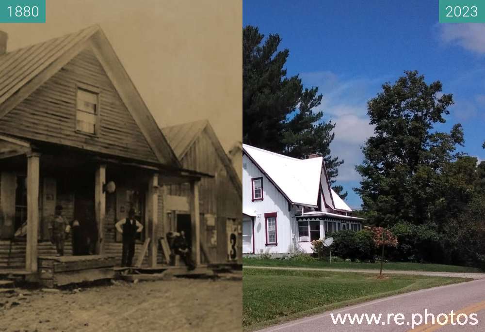 Before and After: New England, Ohio (1880 & 2023-Sep-01)