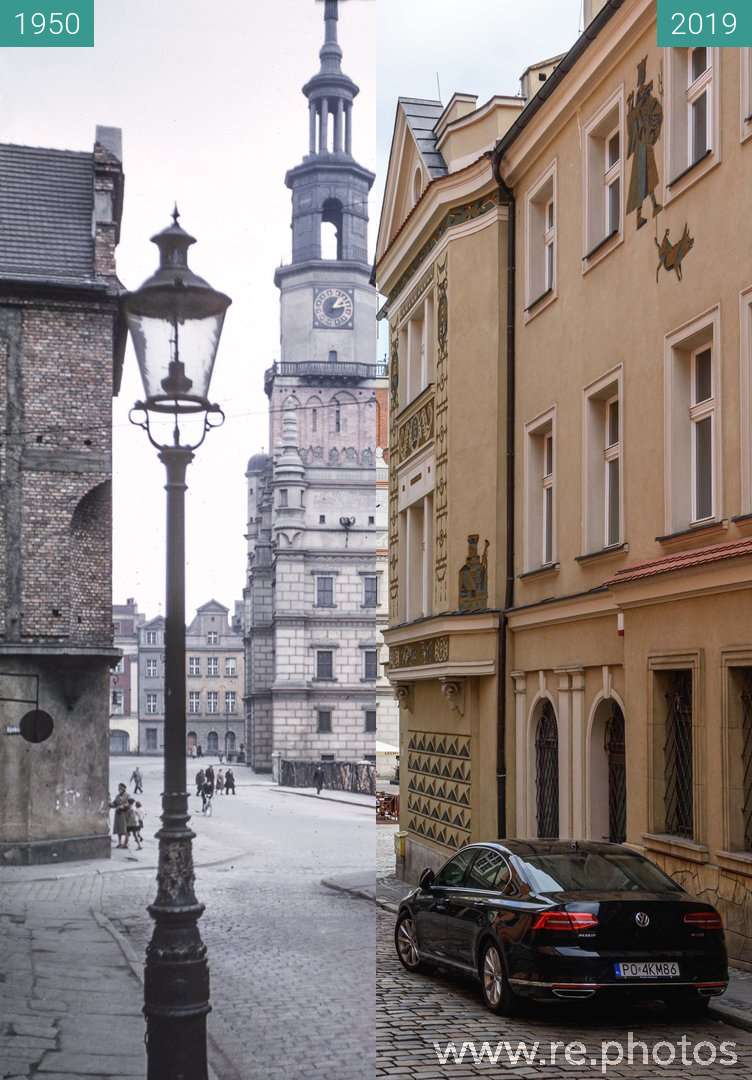 Before and After: Stary Rynek, Ratusz (1950 & 2019-May-23)