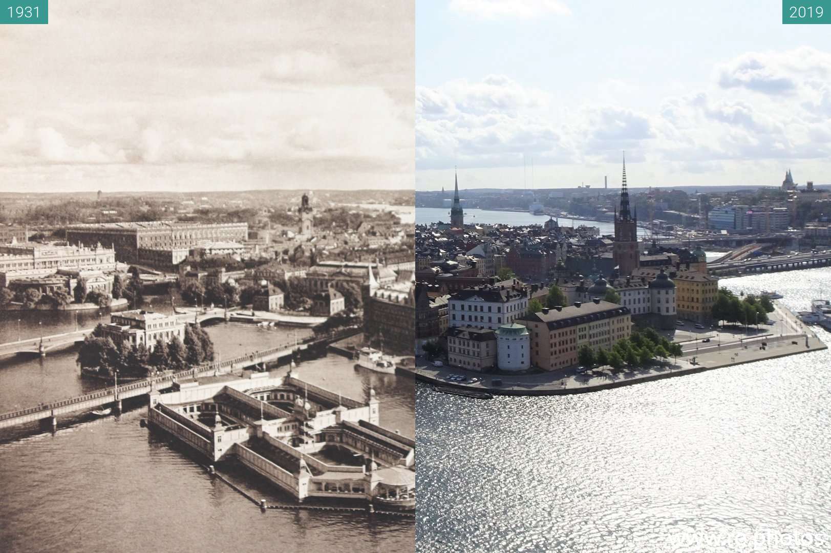 Before and After: Stockholm, Sweden, 1931 by Kurt Hielscher (1931 ...