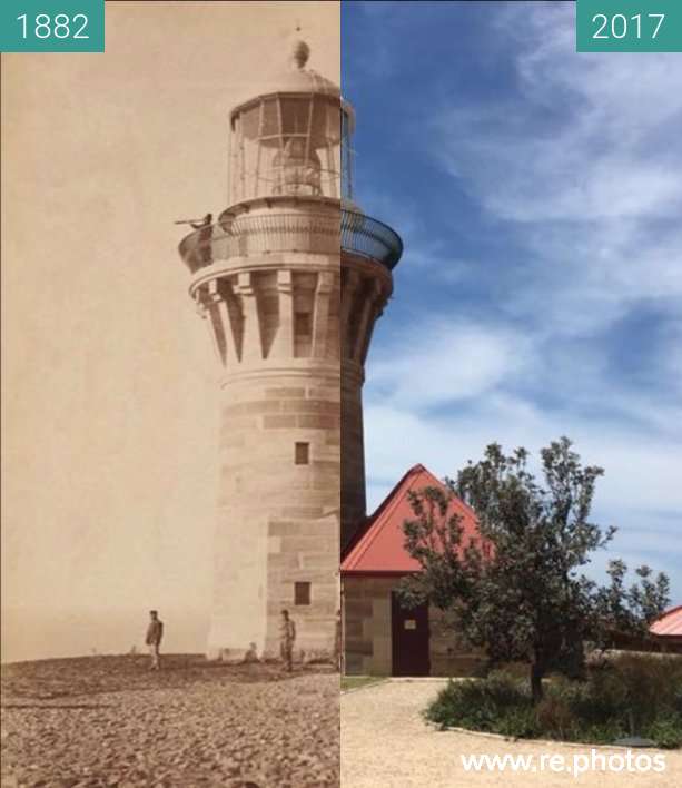 Before and After: Barrenjoey Lighthouse, Palm Beach (1882 & 2017)