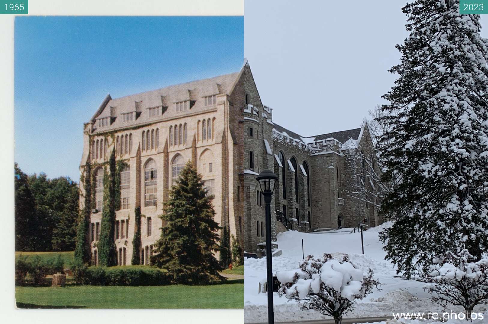 Before and After: Holland Hall, St. Olaf College, ca. 1960s, 2023 (1965 ...