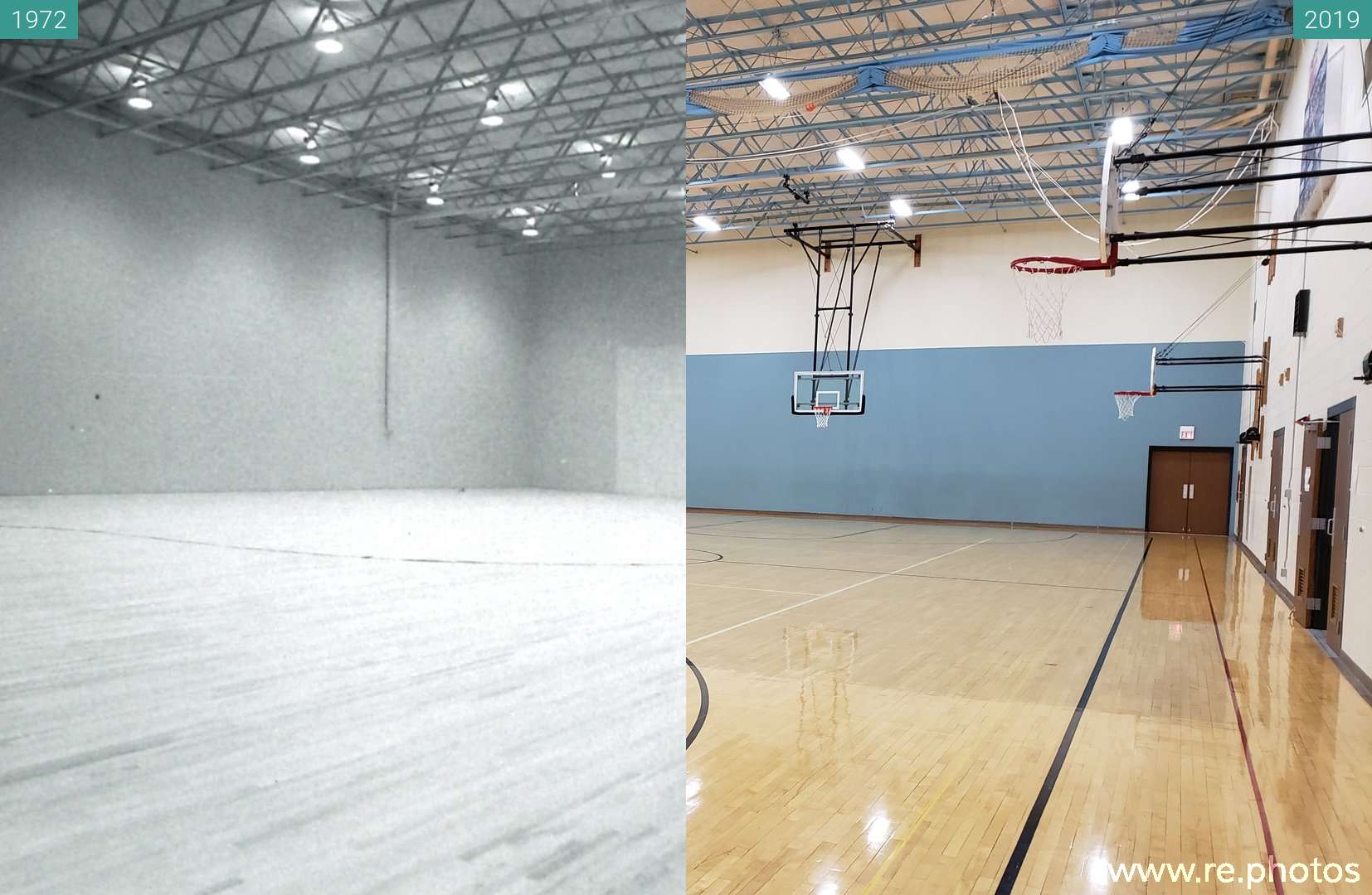 Before and After: John H. Uihlein Recreation Center at YBGR (1972 ...